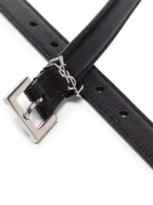Saint Laurent Cassandre Thin Belt