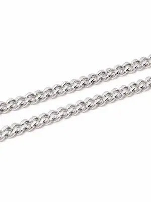 Shay 18kt White Gold Diamond Curb Chain Choker