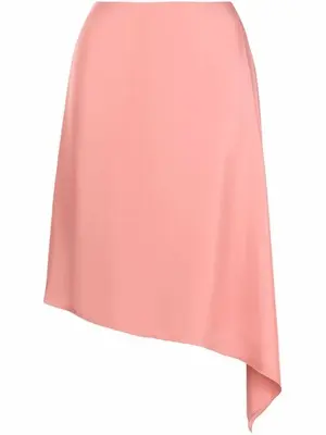 Theory Asymmetric Hem Midi Skirt