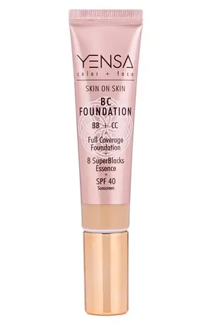YENSA Skin On Skin Bc Foundation Bb + Cc Full Coverage Foundation Spf 40