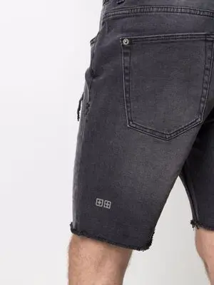 Ksubi Mid-rise Denim Shorts - Black