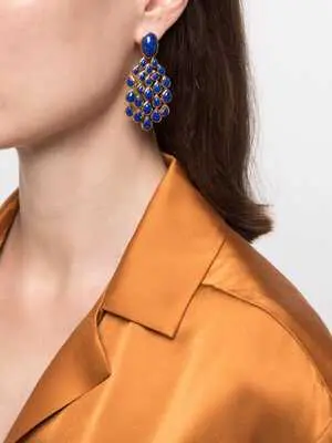 AURÉLIE BIDERMANN Lapis Lazuli Cherokee Earrings