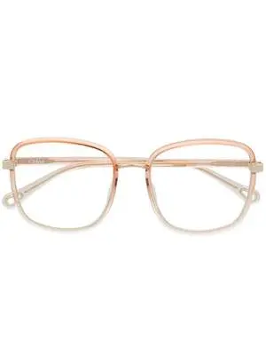 Chloé Oversized Glasses - Orange