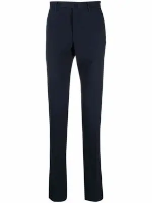 Incotex Tailored Cotton Trousers - Blue