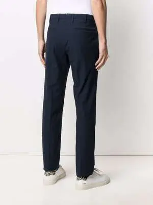 Incotex Tailored Cotton Trousers - Blue