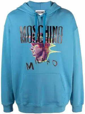 Moschino Graphic-print Relaxed Hoodie