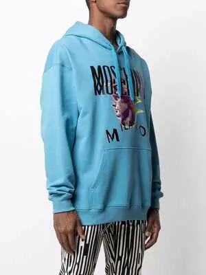 Moschino Graphic-print Relaxed Hoodie