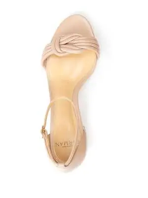 ALEXANDRE BIRMAN Vicky 60mm Leather Sandals - Neutrals