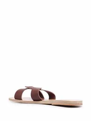ANCIENT GREEK SANDALS Desmos Crossover Sandals - Brown