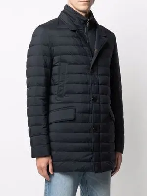 MOORER Notched Collar Padded Jacket