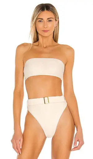 CAMILA COELHO Catarina Top - Creme