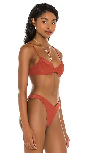 CAMILA COELHO Harbor Top - Rust