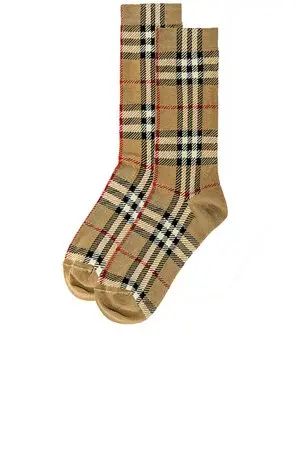 Burberry Tartan Crew Socks