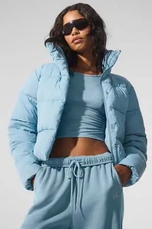 Alo Yoga Ripstop Puffer Jacket Celestial Blue