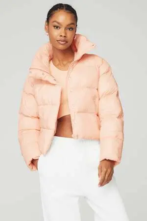 Alo Yoga Ripstop Puffer Jacket Peachy Glow