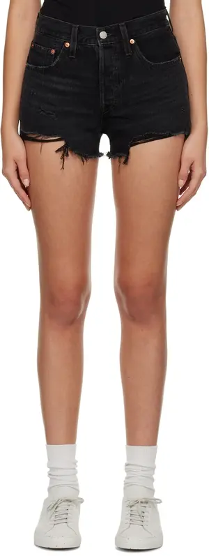 LEVI'S Levi's Black 501 Original Shorts - Wise Up