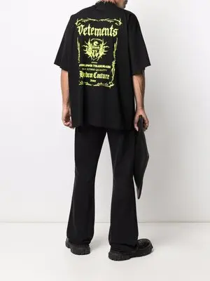 Vetements Pret-a-porter Logo Print T-shirt