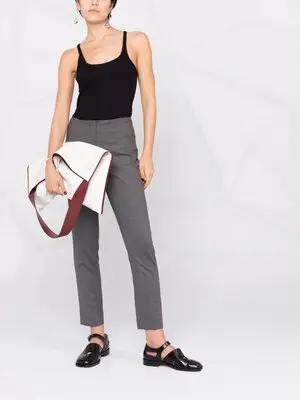 TOTEME Scoop Neck Rib Tank - Black