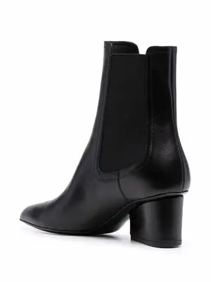 FERRAGAMO Logo-embossed Heel Chelsea Boots