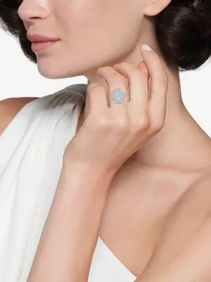 Kwiat 18kt White Gold Diamond Petite Filigree Ring