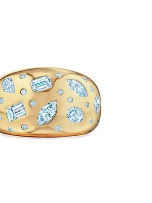 Kwiat 18kt Yellow Diamond Cobblestone Band Ring