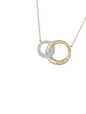 Kwiat 18kt Diamond Cobblestone Interlocking Pendant