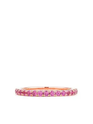 Kwiat 18kt Rose Gold Sapphire Stackable Ring - Pink