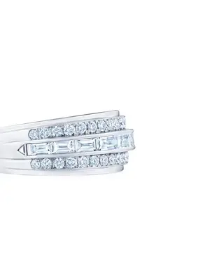 Kwiat 18kt White Gold Diamond Cascade Ring