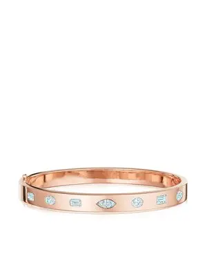 Kwiat 18kt Rose Gold Diamond Bangle - Pink