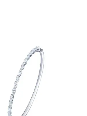 Kwiat 18kt White Gold Diamond Bangle