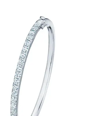 Kwiat 18kt White Gold Diamond Bangle