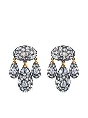 FRED LEIGHTON FRED LEIGHTON 18kt Gold Diamond Girandole Earrings