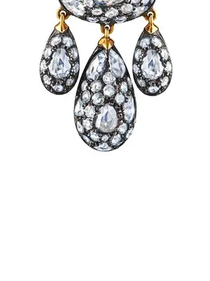 Fred Leighton 18kt Diamond Girandole Earrings