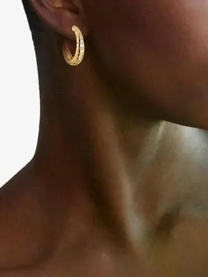 Kwiat 18kt Yellow Diamond Hoop Earrings