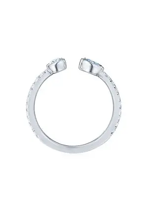 Kwiat 18kt White Gold Eclipse Open Ring With Pear Cut Diamonds