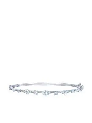 Kwiat 18kt White Gold Diamond Starry Night Bangle - Silver