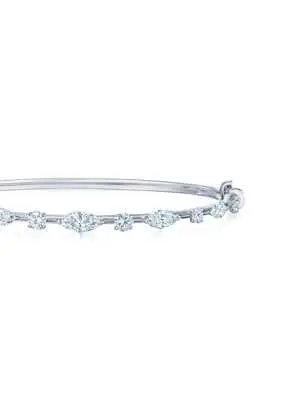 Kwiat 18kt White Gold Diamond Starry Night Bangle - Silver