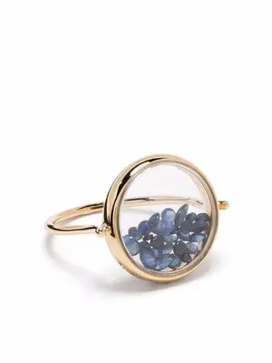 AURÉLIE BIDERMANN 18kt Yellow Chivor Sapphire Ring - Gold