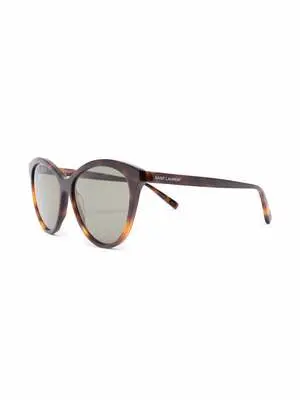 Saint Laurent Sl 456 Cat-eye Sunglasses - Brown