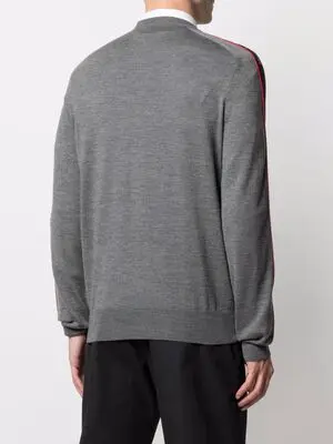 Alexander McQueen Logo-tape Jumper - Grey