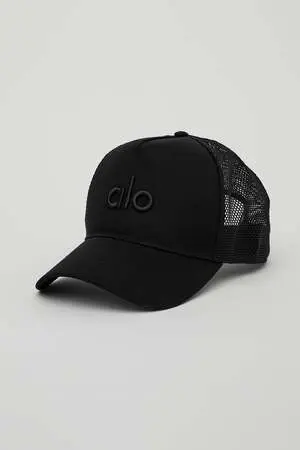 Alo Yoga District Trucker Cap - Black