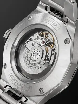 Baume & Mercier Riviera Automatic Stainless Steel Watch - Silver