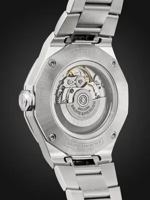 Baume & Mercier Riviera Automatic Stainless Steel Watch - Silver