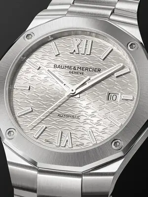 Baume & Mercier Riviera Automatic Stainless Steel Watch - Silver