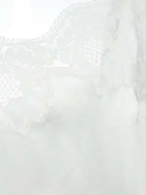 Dolce & Gabbana Lace Trim Camisole - White