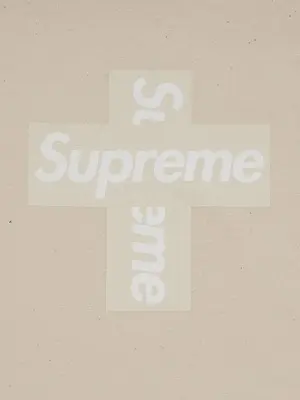 Supreme Cross Box Logo T-shirt - Neutrals