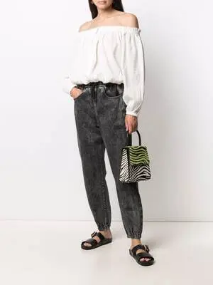 Rag & Bone Cold-shoulder Gathered Blouse