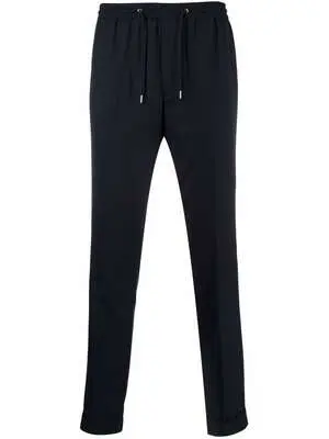 Paul Smith Drawstring Tapered Trousers - Blue