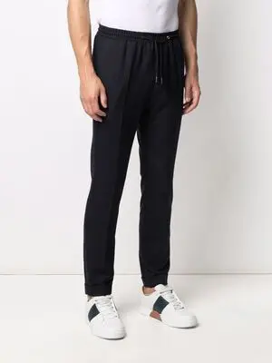Paul Smith Drawstring Tapered Trousers - Blue