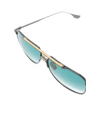 Dita Alkamx Pilot-frame Sunglasses - Black
